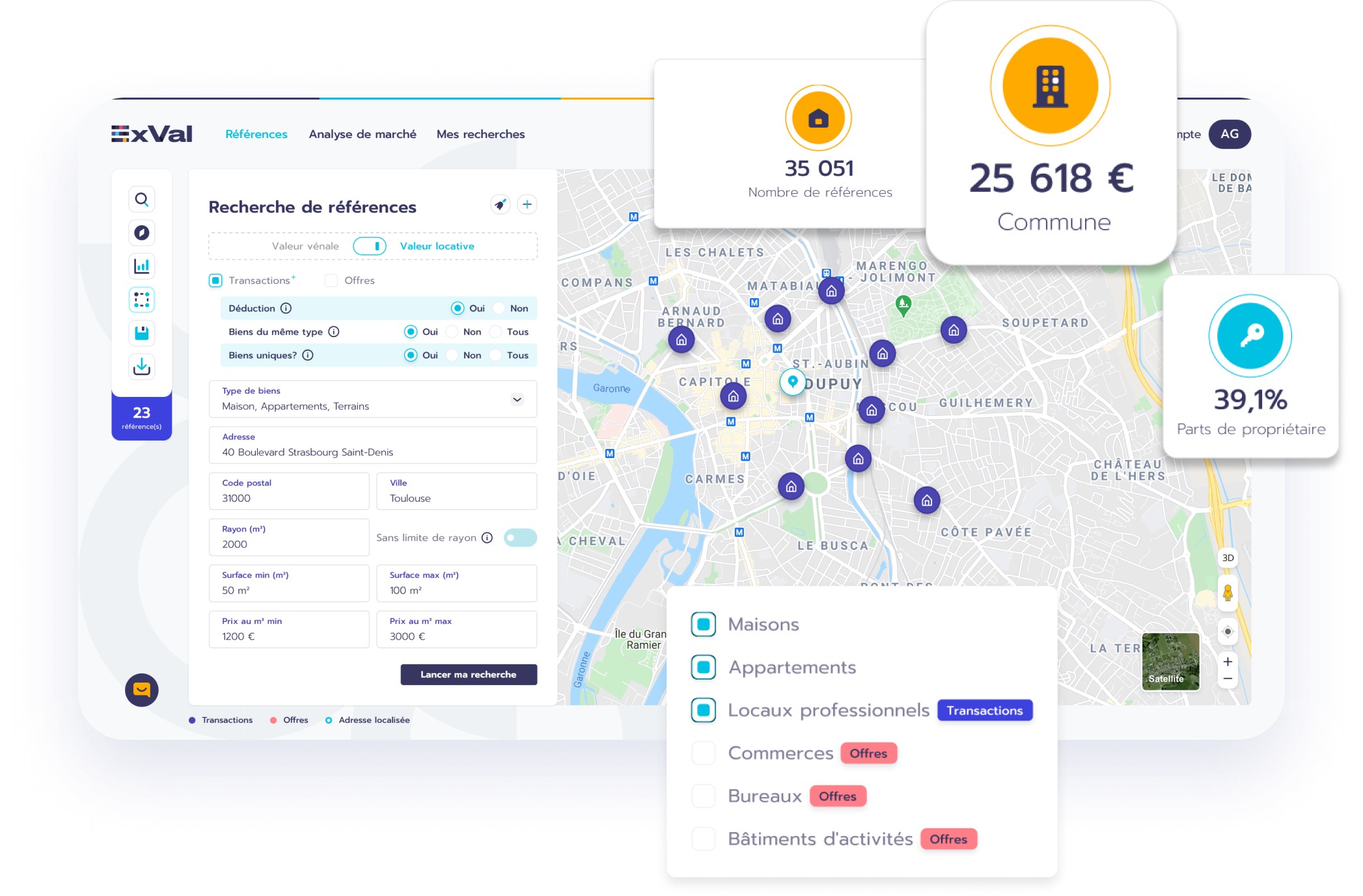 ExVal - Rechercher, Comparer, Analyser